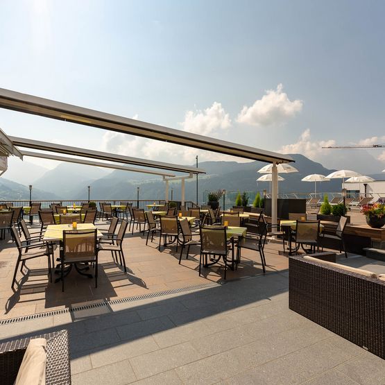 HOTEL BARBIANERHOF mit Ausblick auf das Unesco Weltnaturerbe